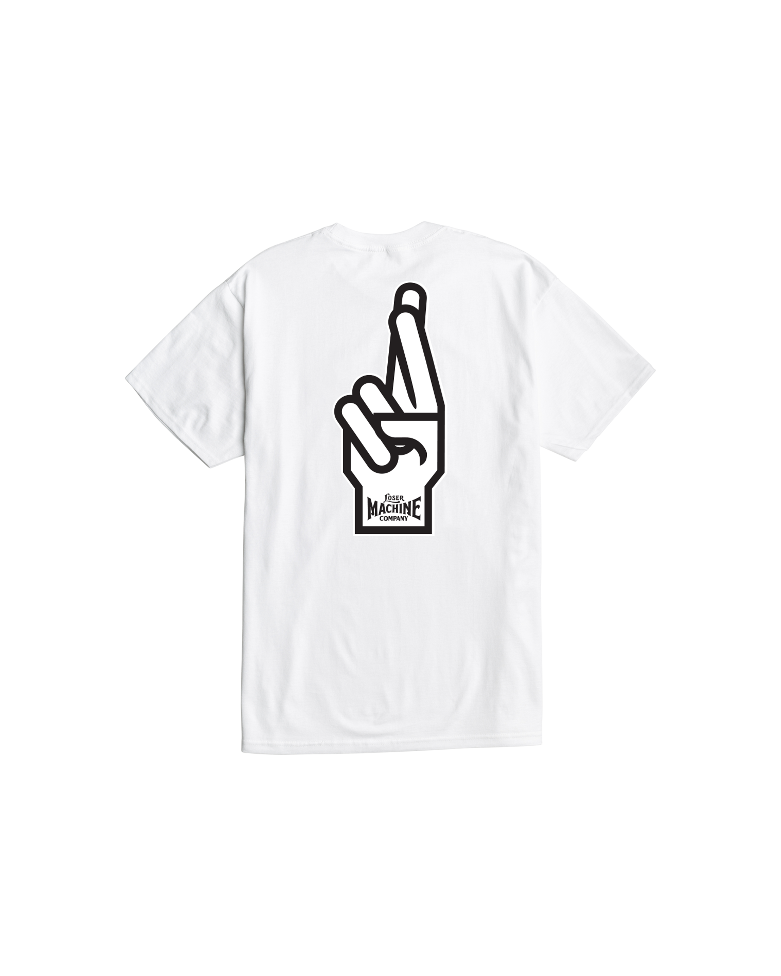 GOOD LUCK FINGERS STOCK T-SHIRT – Loser Machine Company