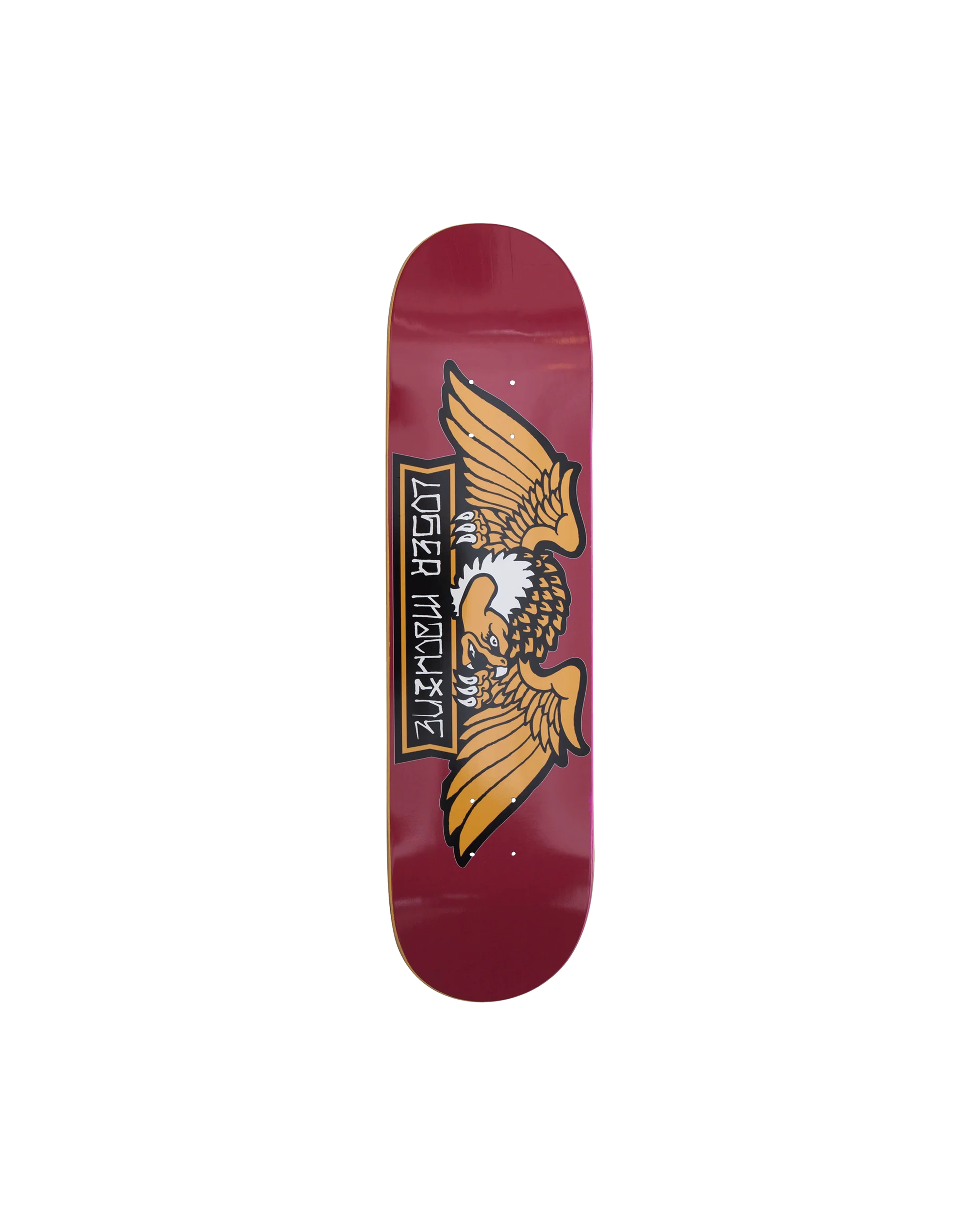 ALLEYWAY BLACK 8.25" SKATEBOARD DECK - RED – Loser Machine Company